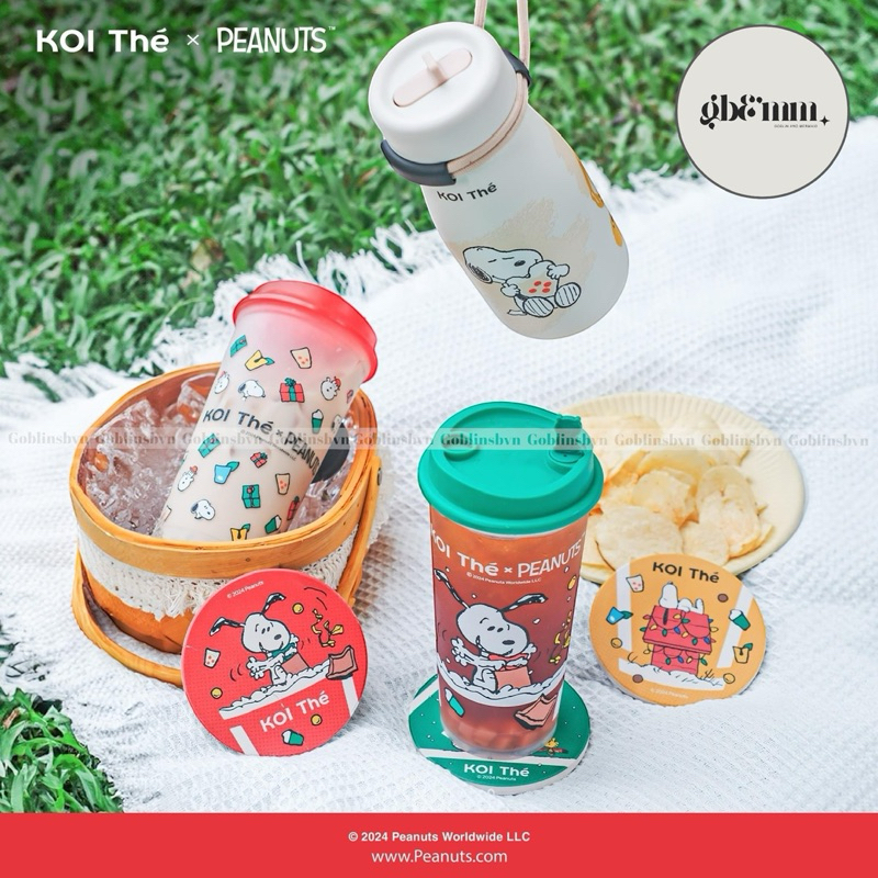 [KOI THÉ + Peanuts] BỘ SƯU TẬP BÌNH GIỮ NHIỆT VÀ LY ECO CUP | Shopee ...