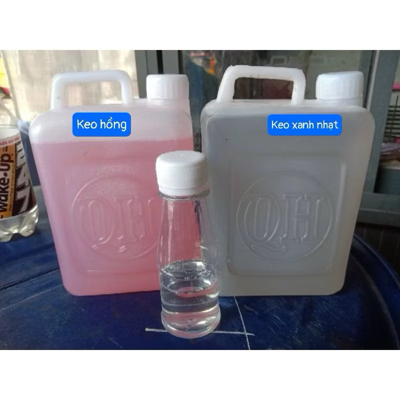1kg Keo Polyester, Nhựa Composite + 20g Xúc Tác , Dùng Dán Ghe , Xuồng ...