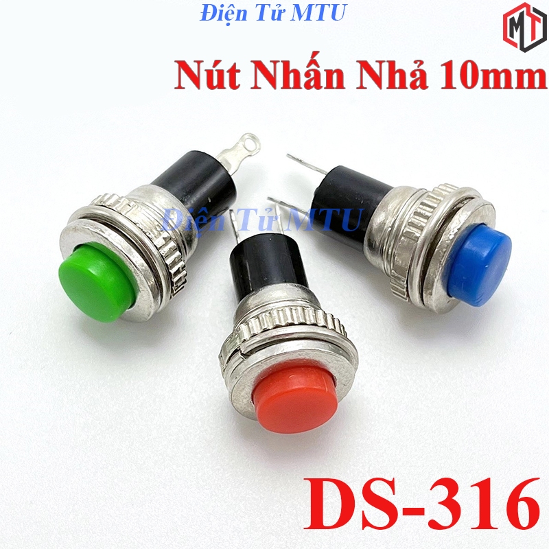 Nút Nhấn Nhả - Nút Đề - Nút Reset 10mm DS-316 | Shopee Việt Nam
