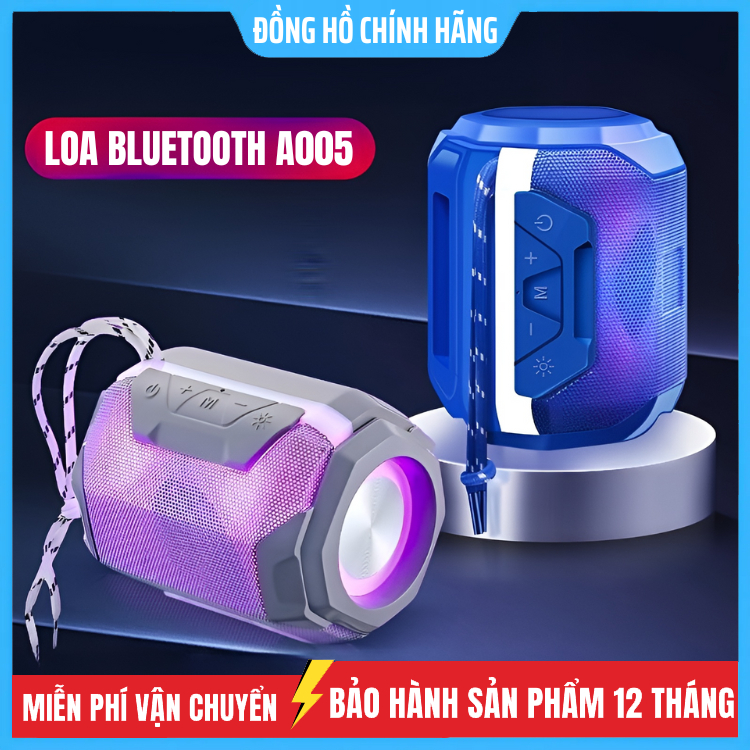 Loa bluetooth không dây mini A005/ CL90 / 1202 / SKD 1057 đèn led âm bass mạnh hỗ trợ lắp thẻ ...