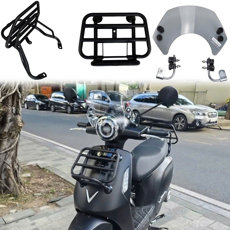 Combo 3 Món Baga Trước Sau Kính Chắn Gió Cho Các Dòng Xe Vinfast Evo ...