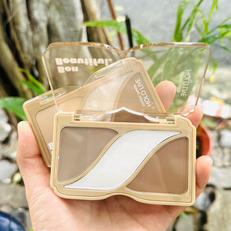 Bảng Phấn Tạo Khối Highlight 3 Ô HOLD LIVE Bone Shading HL754 ...