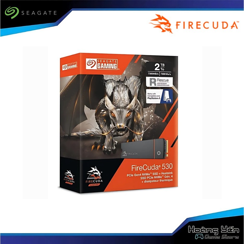Ổ Cứng Nvme Seagate Firecuda 530R 2TB with Heatsink | Shopee Việt Nam