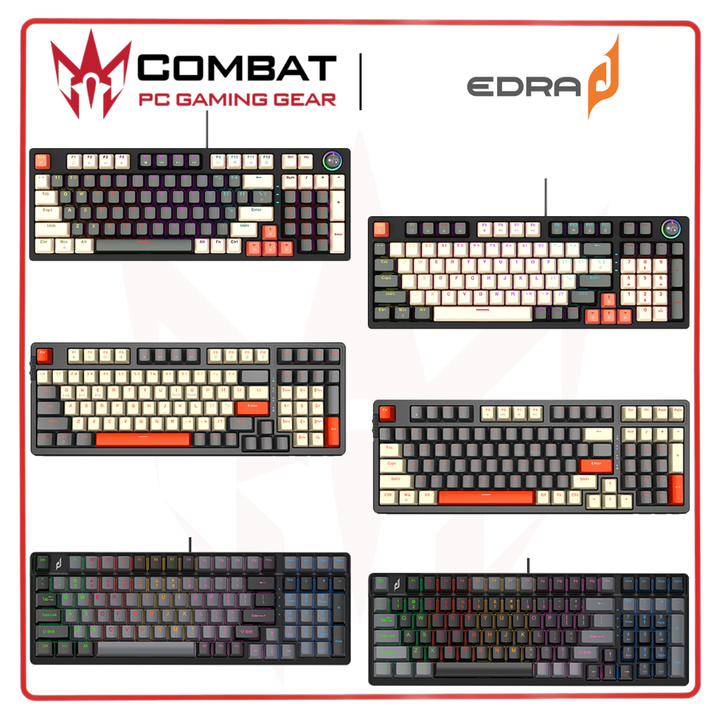 Bàn Phím Cơ Có Dây, Không Dây E-DRA EK398 - E-DRA EK398L - E-DRA EK398X ...