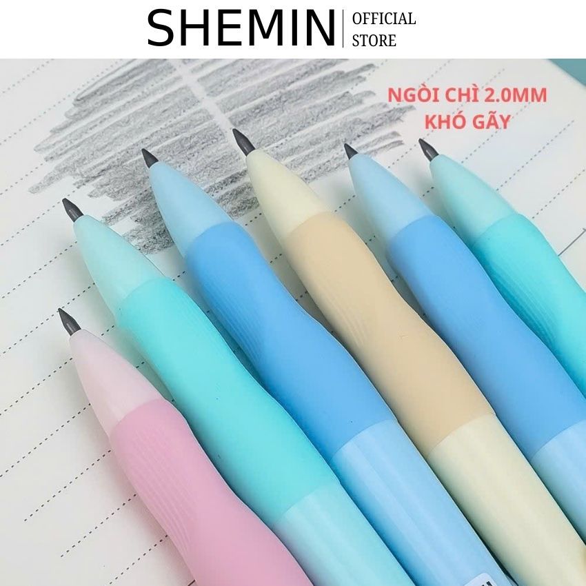 Bút Chì Tập Viết Cá Heo Bút Chì Bấm 2.0mm Giúp Bé Cầm Bút Đúng Tư Thế ...