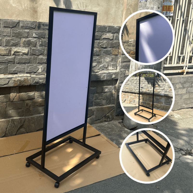 TẶNG KÈM FOMEX Standee chân sắt ngoài trời có xếp gọn dễ dàng di chuyển ...