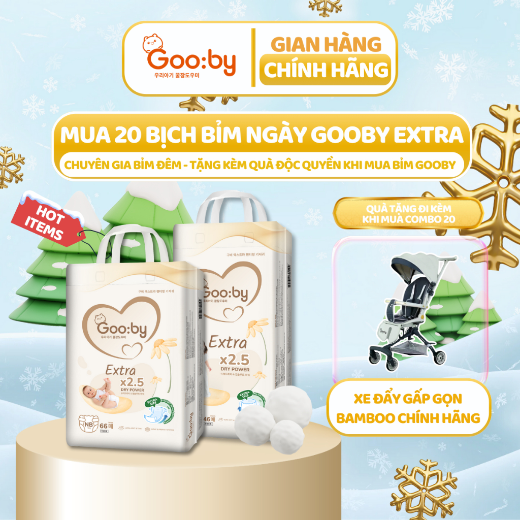[Kèm quà] Combo 20 bịch bỉm quần/dán Gooby siêu mỏng, đủ size cho bé M,L,XL,XXL,XXXL | Shopee ...