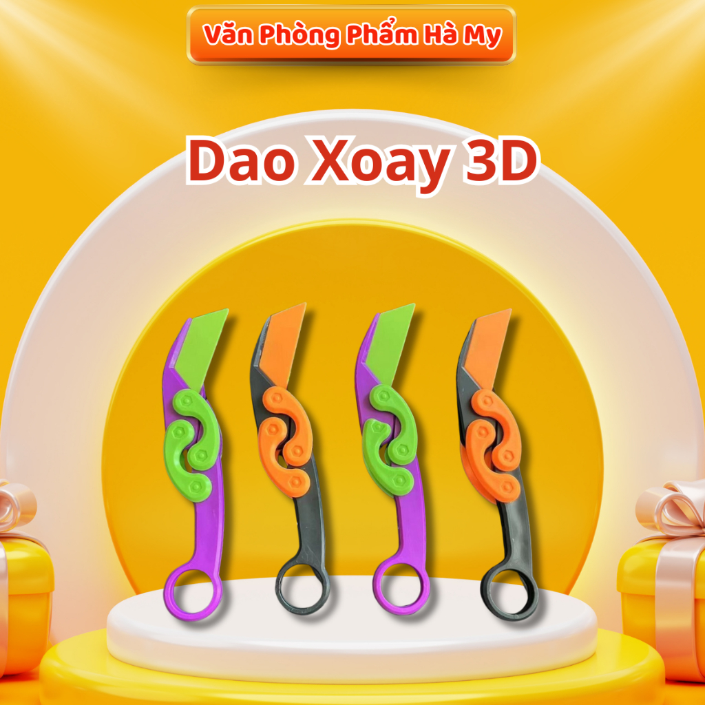 Dao Xoay 3D Đồ Chơi, Dao Trọng Lực Gấp In Hình Bướm Nhỏ, Đồ Chơi Giải ...