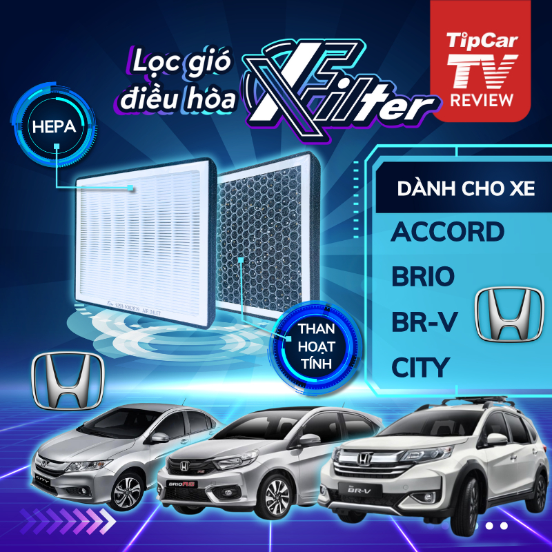 Lọc gió điều hòa HONDA CITY, BRIO, BRV, ACCORD. Lọc gió máy lạnh HEPA ...
