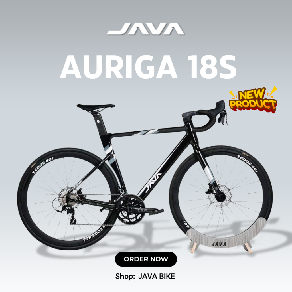 Xe đạp đua Java Auriga 2024 màu đen - bộ chuyển động L-twoo R5 | Shopee ...