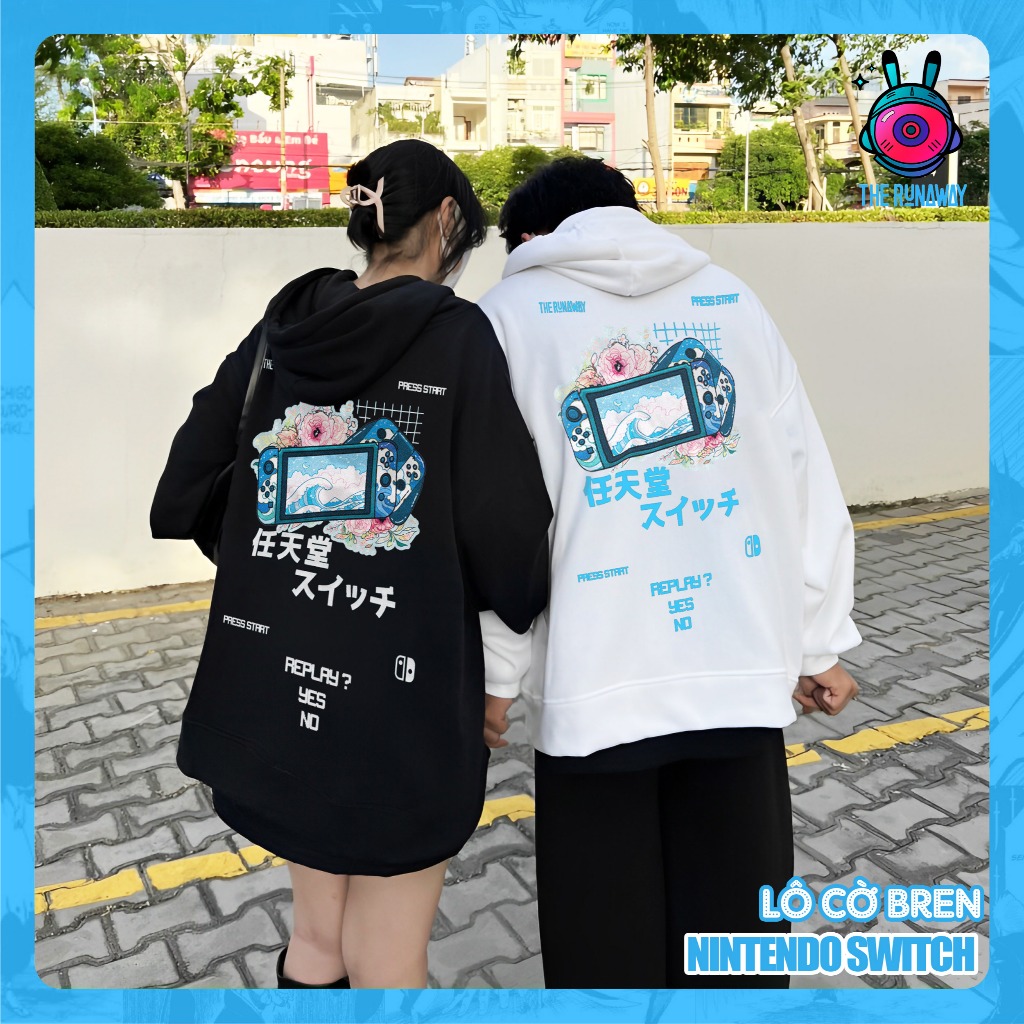 Áo Hoodie Local Brand: Nintendo Switch by The Runaway Nỉ Bông cho Nam ...