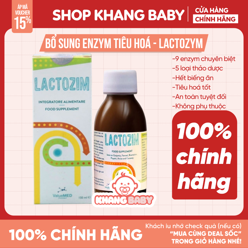 Men tiêu hoá LACTOZIM - Giúp trẻ ăn ngon & kích thích tiêu hoá | Shopee ...