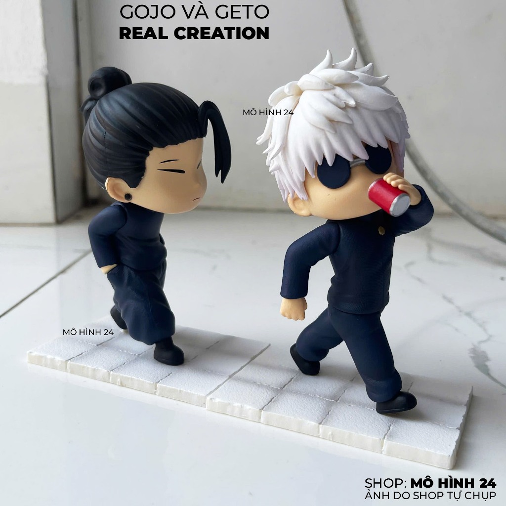 Mô hình nhân vật Gojo và Geto Real Creation studio nhựa PVC Chibi ...