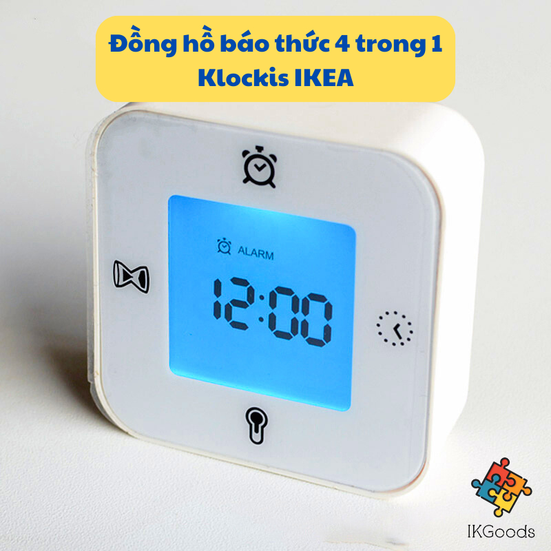 Đồng hồ báo thức 4 trong 1 Klockis IKEA | Shopee Việt Nam