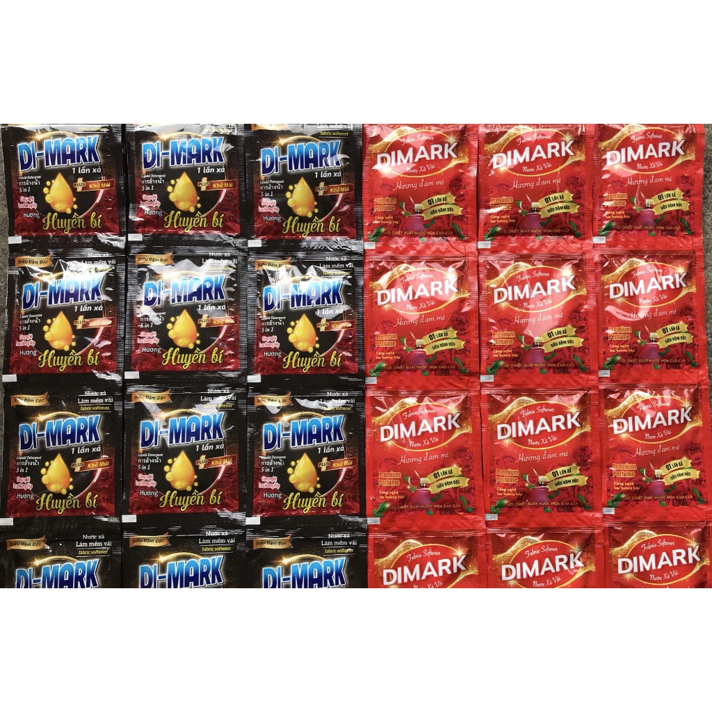 Nước xả quần áo Hương Nước Hoa DIMARK dây 10 gói các màu | Shopee Việt Nam