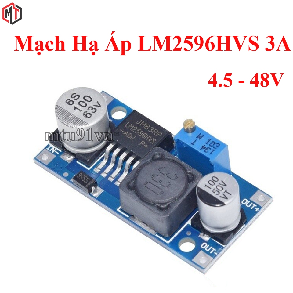 Mạch Hạ Áp, Giảm Áp - Buck DC LM2596HVS 3A 4.5 - 48V (LM2596) | Shopee Việt Nam
