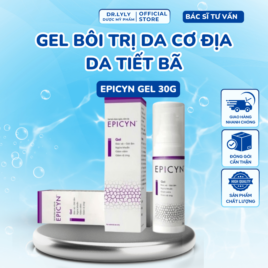 EPICYN - Gel bôi vi m da cơ địa, chàm ngứa, dị ứng, vi m da tiết bã ...