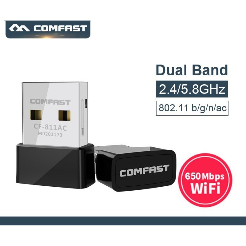 USB Thu WiFi Comfast CF-811AC có hỗ trợ 5Ghz ( macOS, Windows, Hackintosh ) | Shopee Việt Nam