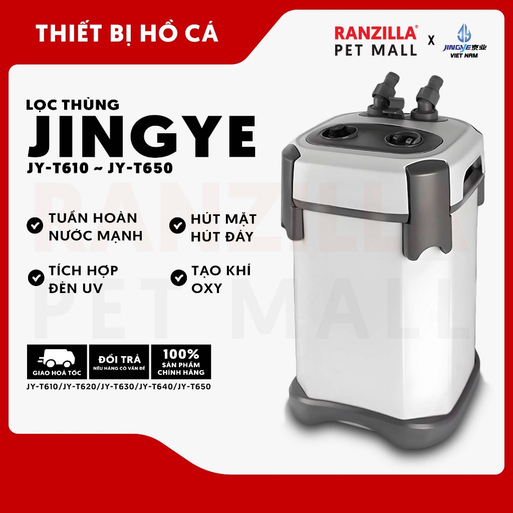 Lọc thùng Jingye JYT610/JYT610/JYT620/JYT630/JYT640/JYT650 - Lọc tạp chất, tạo luồng, thổi khí ...
