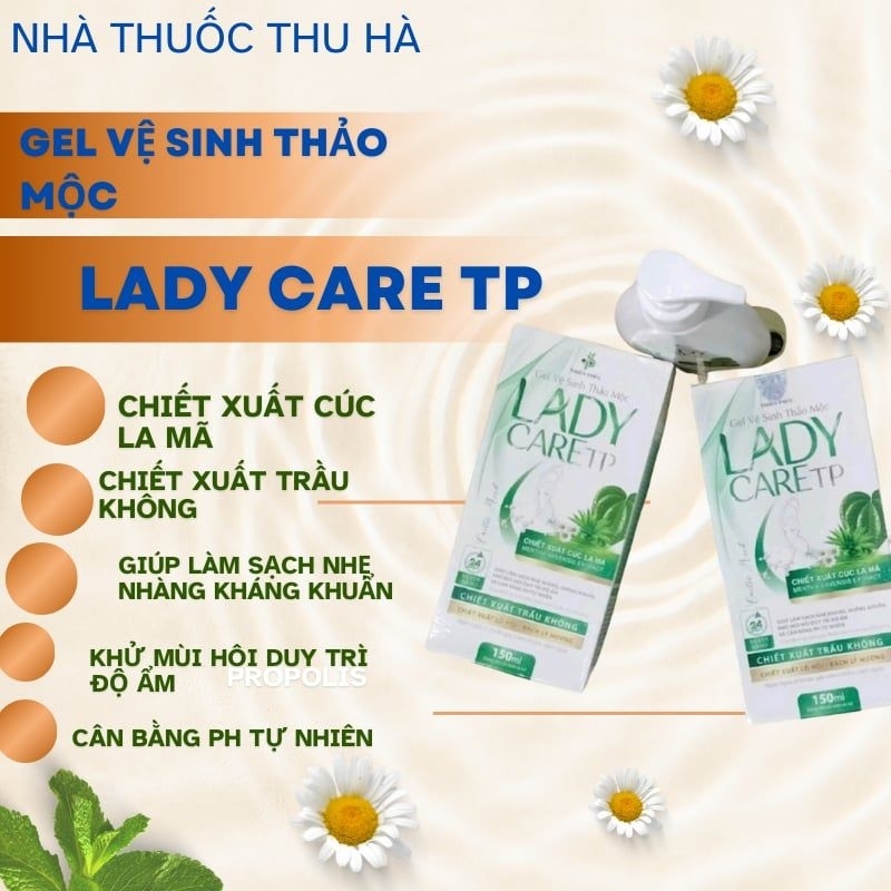 Dung dịch vệ sinh phụ nữ Lady Care hỗ trợ làm sạch cân bằng độ PH dùng ...