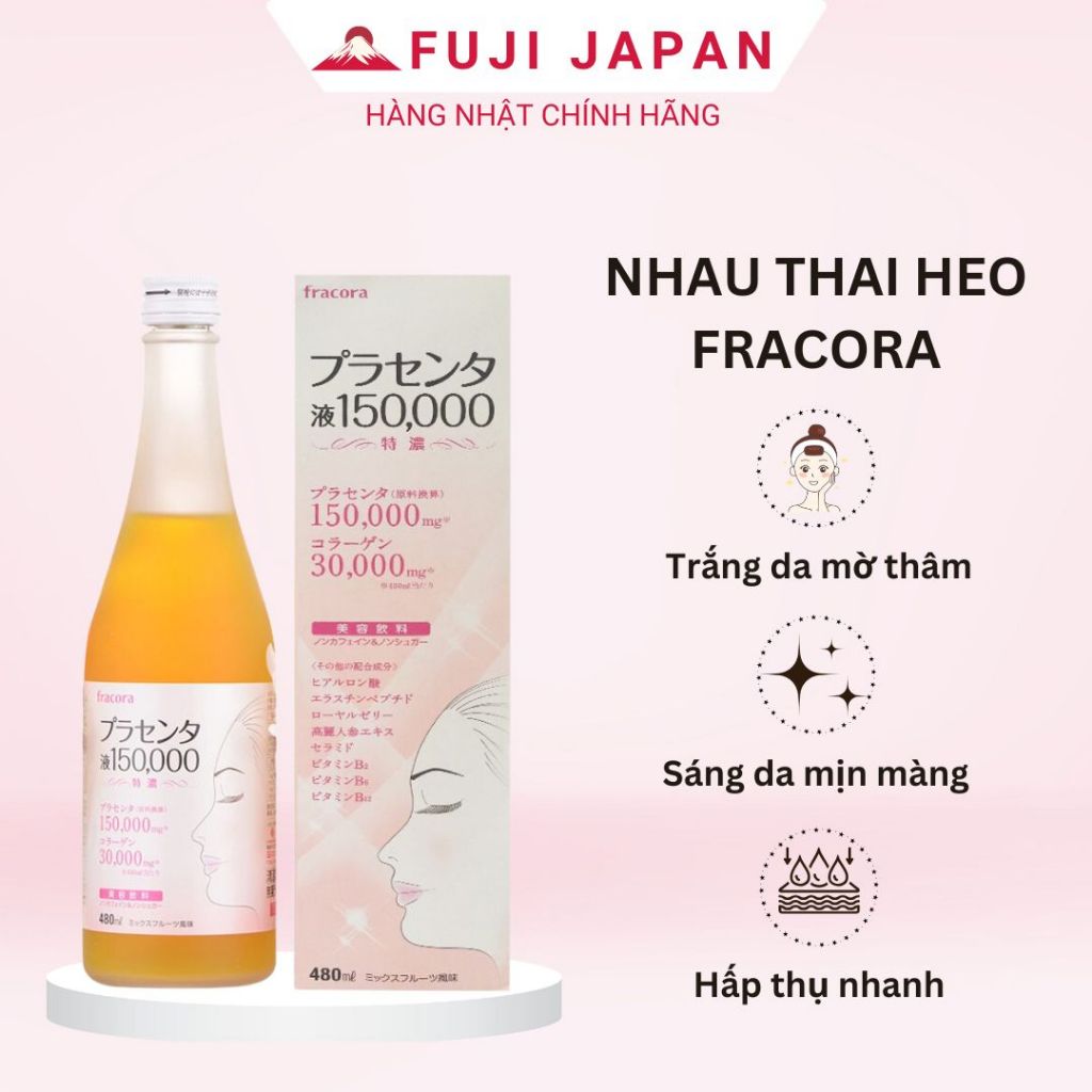 Nước Uống Collagen Fracora 50.000mg Nhật Bản Chai 480mL | Shopee Việt Nam