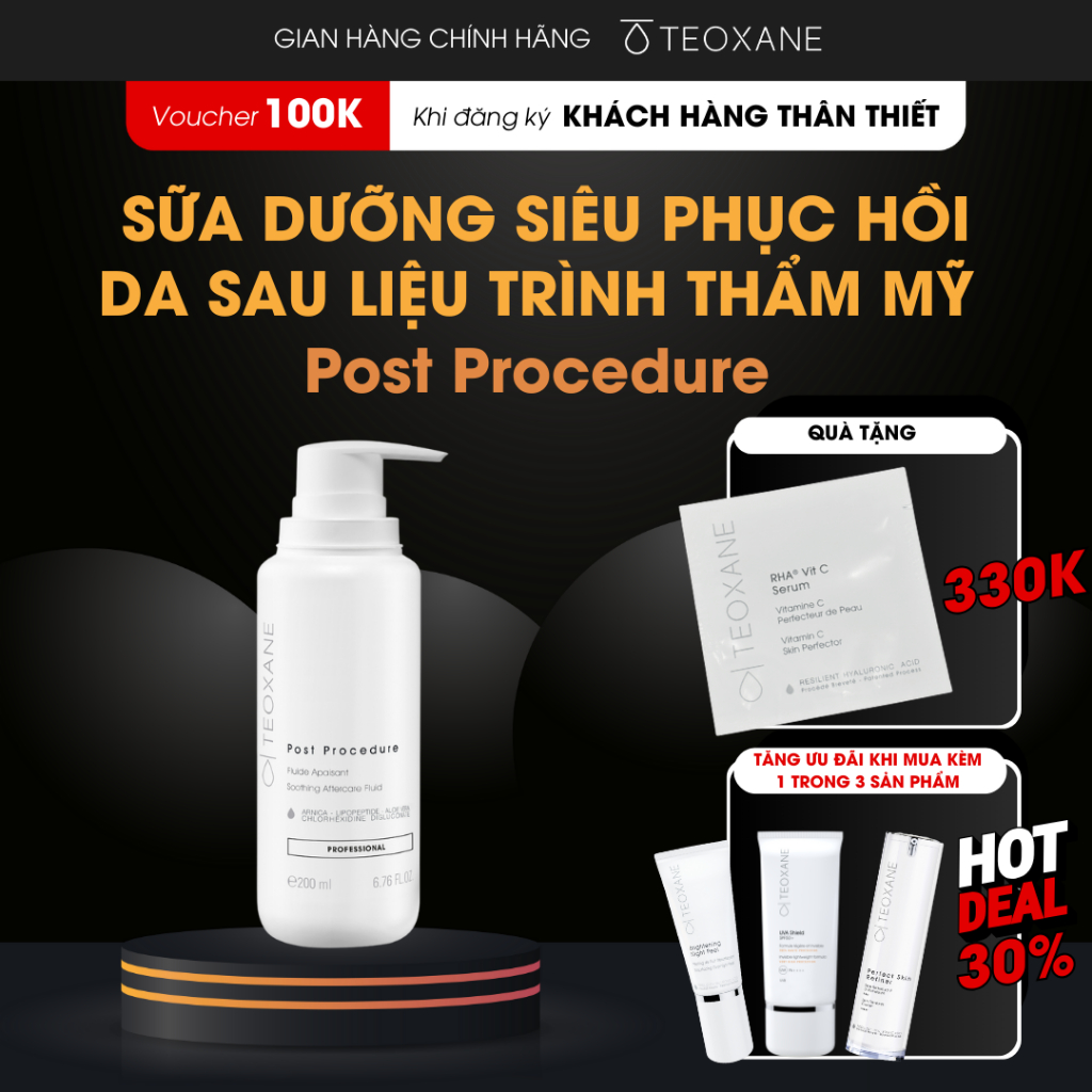 Kem dưỡng siêu phục hồi da sau liệu trình thẩm mỹ Teoxane Post Procedure 200ml | Shopee Việt Nam