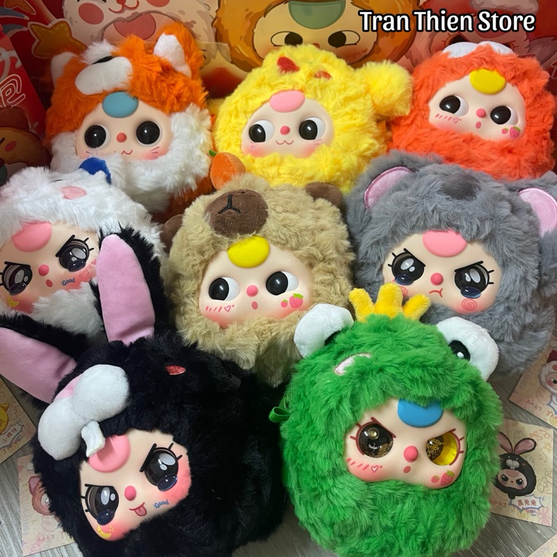 [ Chính hãng Pop Mart ] Blindbox Baby Three Ver 2 Zipper ( tặng ...
