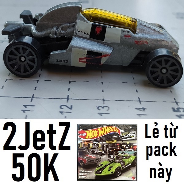 Xe mô hình Hot Wheels Legends Tour 2JetZ | Shopee Việt Nam