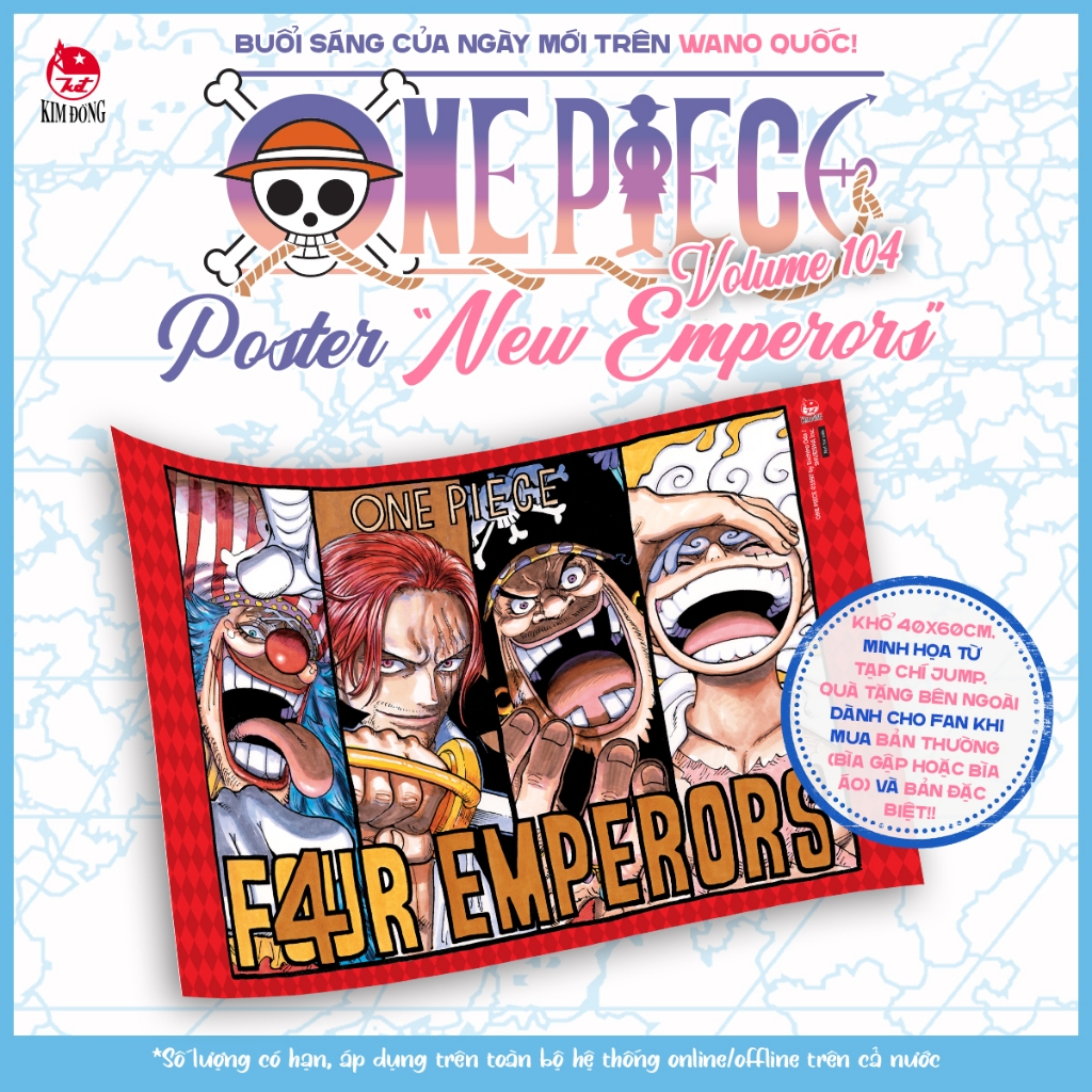 Poster Onepeice 104 - NXB Kim Đồng | Shopee Việt Nam