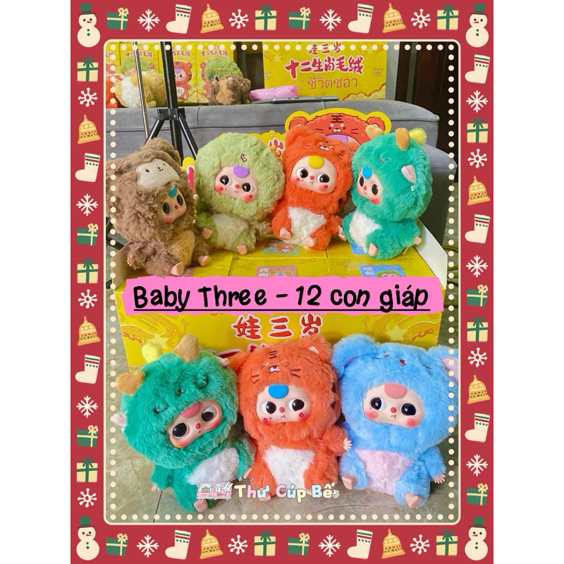 [CHÍNH HÃNG] Baby Three 12 u con giáp - hộp mù Blindbox ngẫu nhiên ...