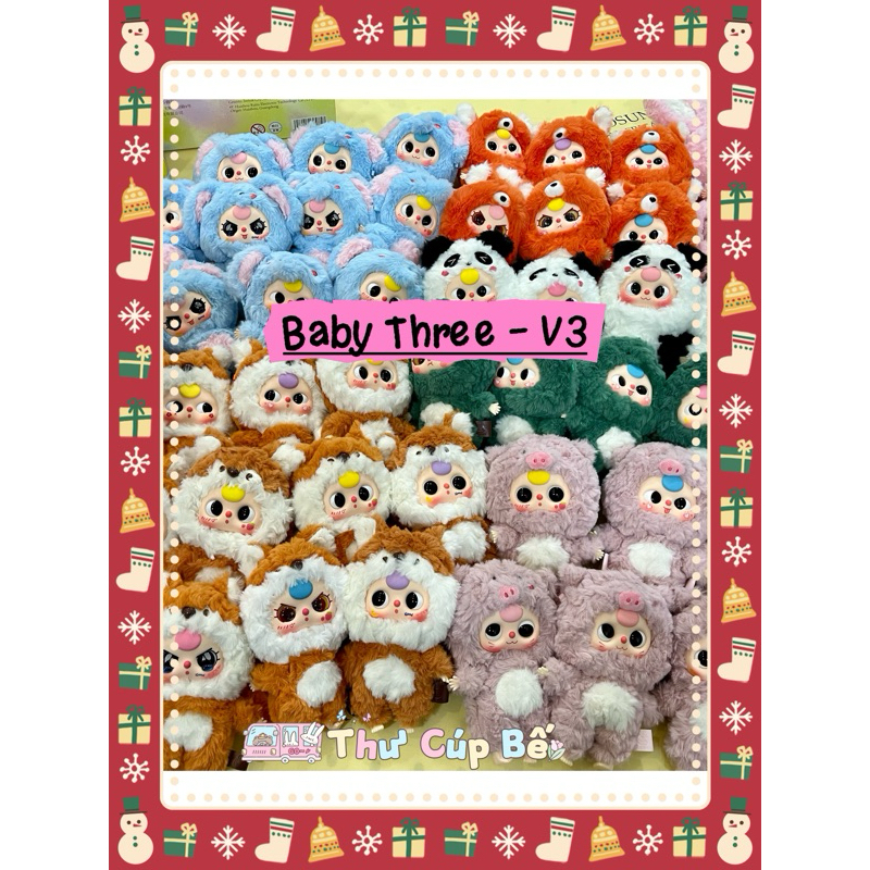 [CHÍNH HÃNG] Baby Three V3 unbox - blindbox new khui hộp còn nguyên tag ...