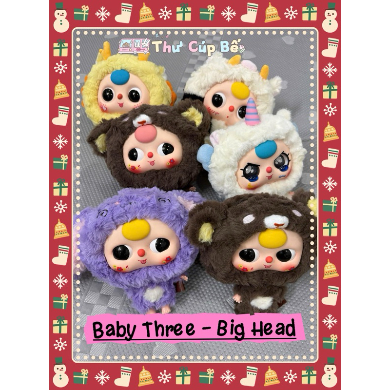 [CHÍNH HÃNG] Blindbox Baby Three Big Head - Bé Ba Đầu To phiên bản mới ...