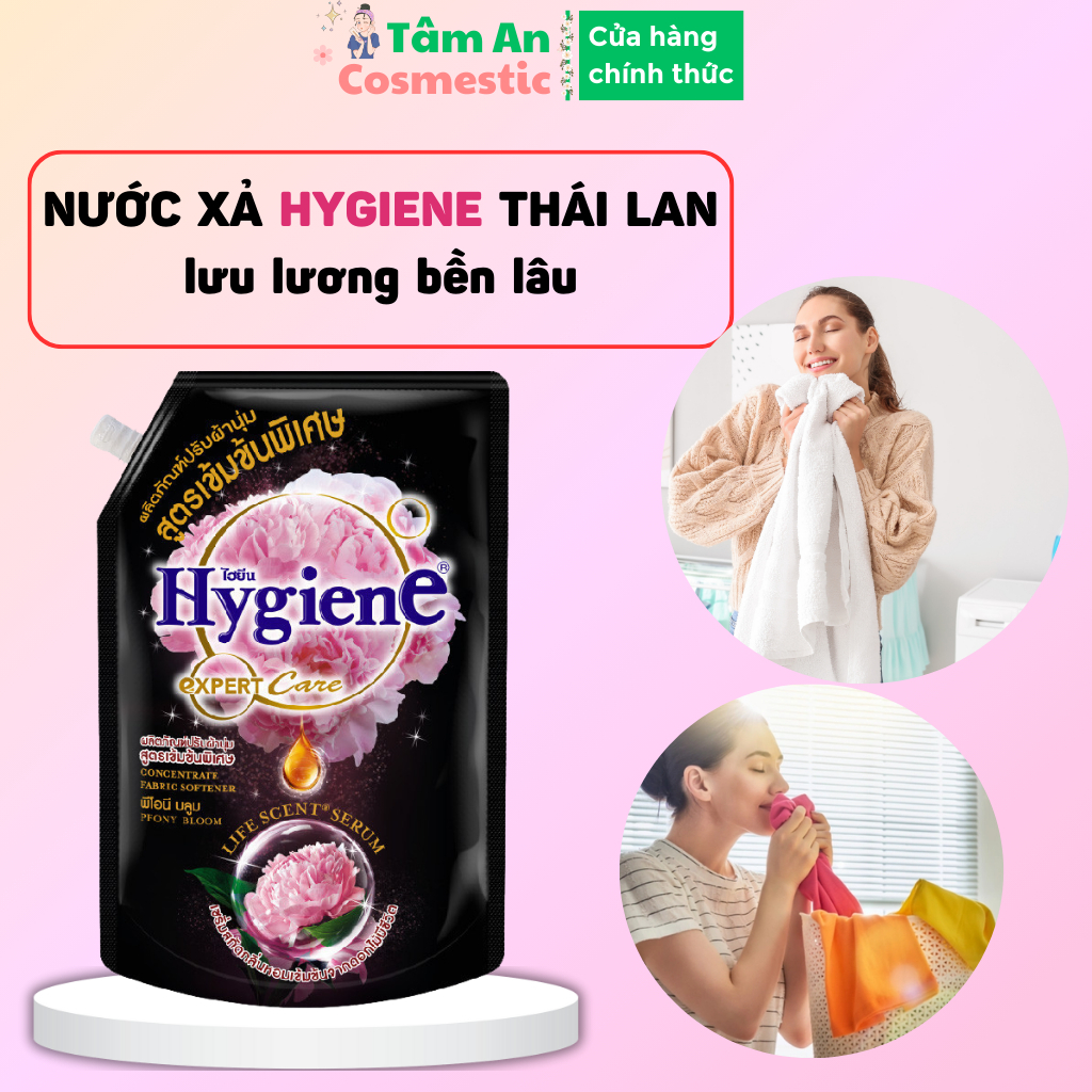 Nước Xả Vải Hygiene Thái Lan 1150Ml, Thơm Hơn, Lưu Hương Lâu Hơn, Nước Giặt Quần Áo, Nước Xả Vải ...