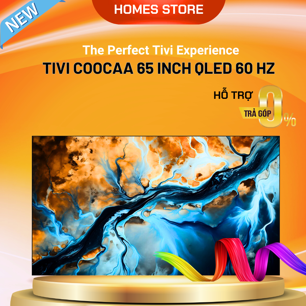 Tivi Coocaa 65 Inch QLED 4K Khung Tranh - Model 65LN7000G - BH 24 Tháng ...