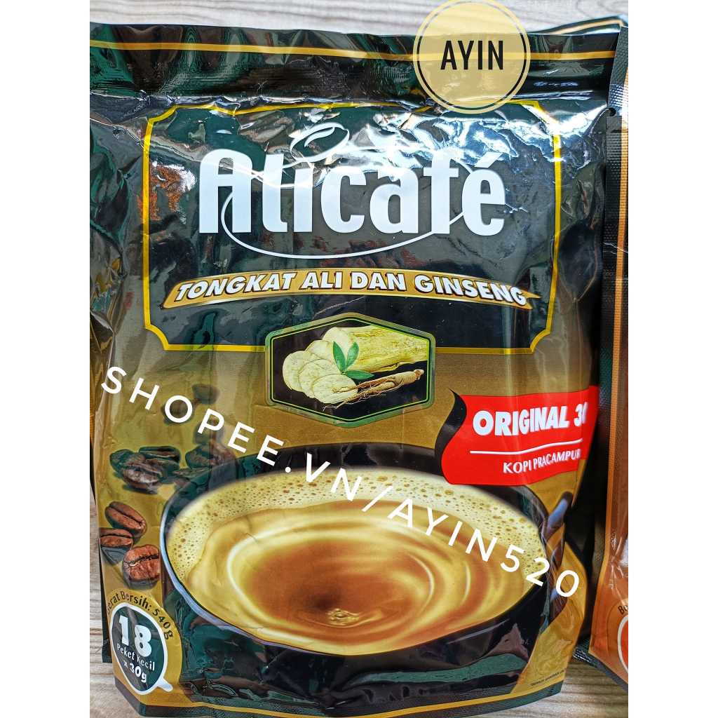 (HSD 02.2027) Cà Phê Alicafé Vị Nhân Sâm Truyền Thống - Alicafé Tongkat ...
