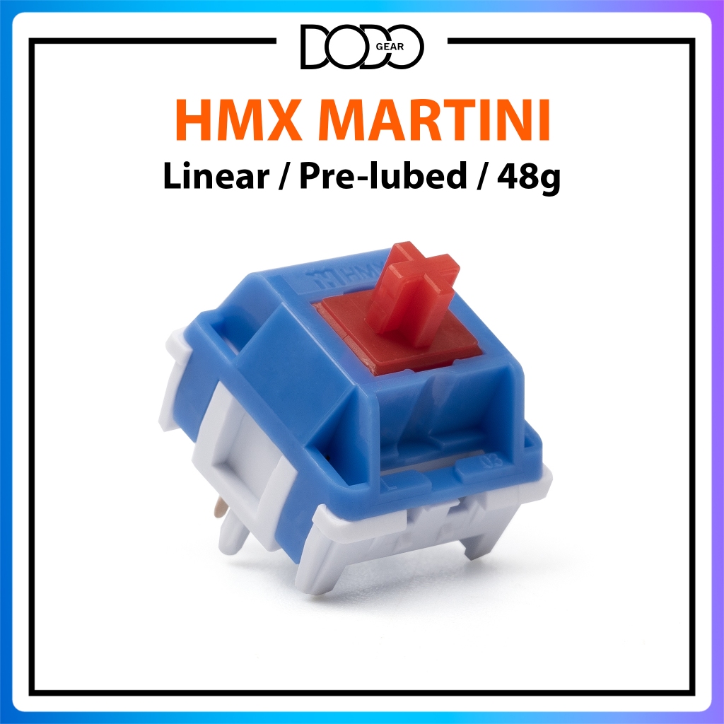 Switch HMX Martini 5 PIN Linear 48g công tắc bàn phím Switch HMX Martini DoDo Gear | Shopee Việt Nam