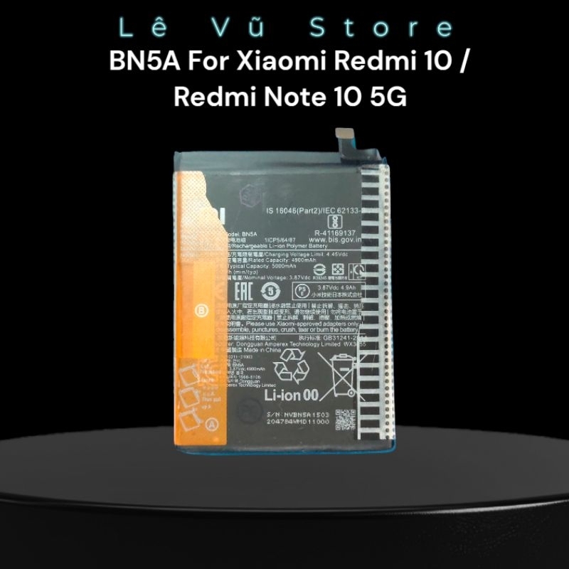 Pin Xiaomi Redmi 10 / Redmi Note 10 5G [BN5A / 5000mAh] | Shopee Việt Nam