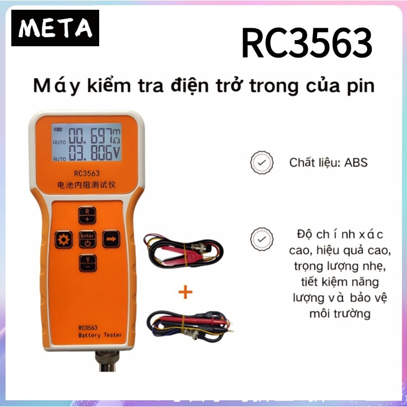 Rc3563 máy đo điện áp pin điện trở bên trong máy bộ phát hiện điện áp ...