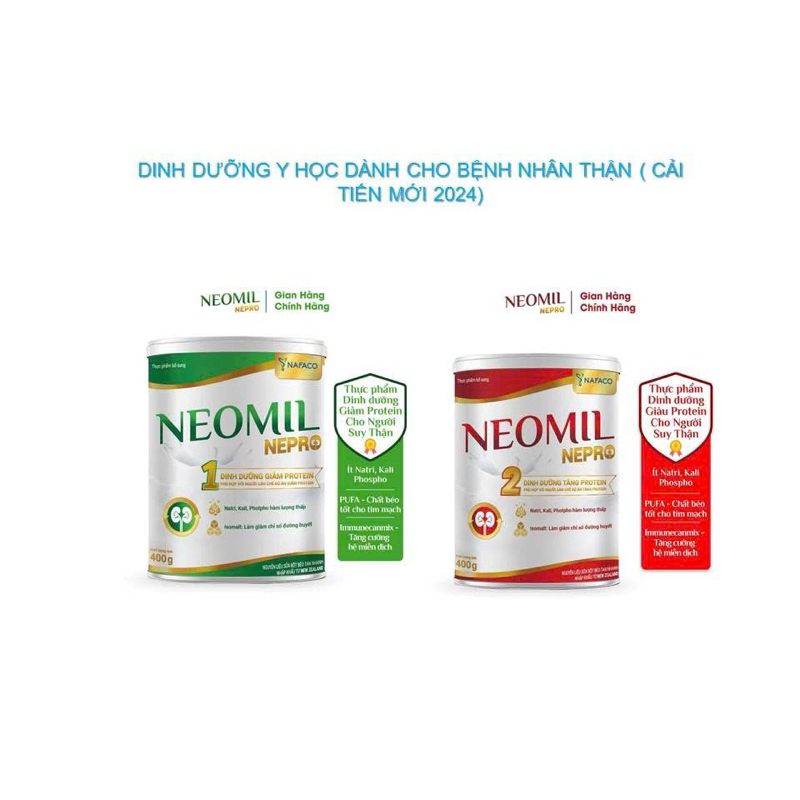 Sữa NEOMIL NEPRO 1,2 400G ( DINH DƯỠNG CHO NGƯỜI SUY THẬN) | Shopee Việt Nam