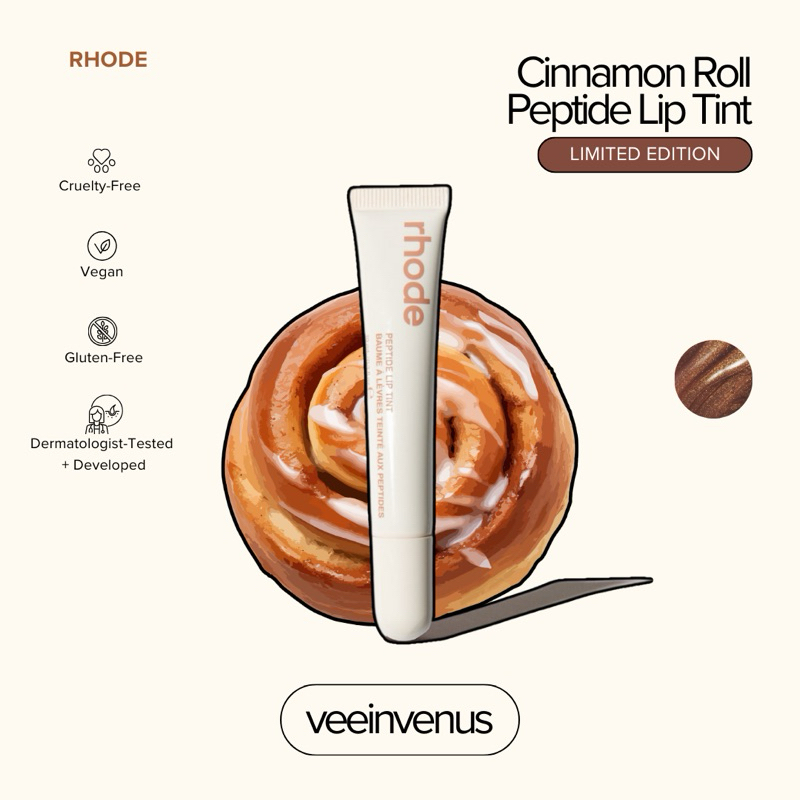 veeinvenus | PHIÊN BẢN GIỚI HẠN | Son dưỡng Rhode Cinnamon Roll Peptide ...