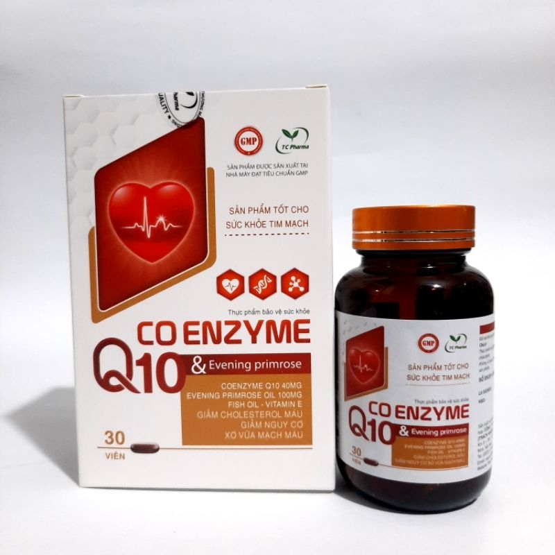 Viên uống Coenzyme Q10 hỗ trợ bổ tim mạch, điều hòa huyết áp (Hộp 30 viên) | Shopee Việt Nam