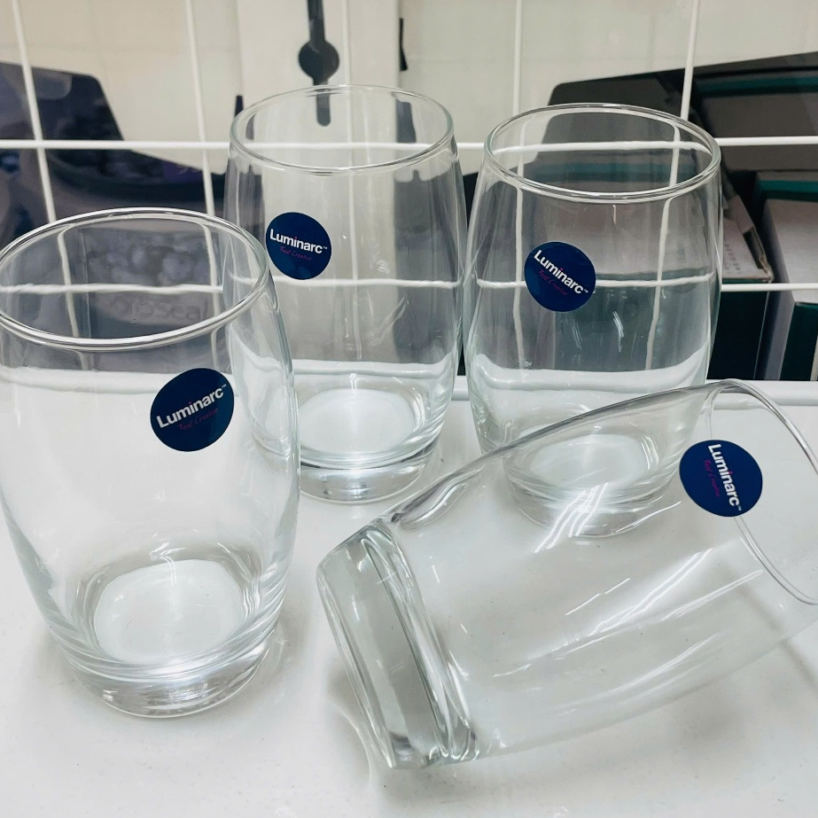 Bộ 6 ly thủy tinh Luminarc cao cấp - 350ml | Shopee Việt Nam