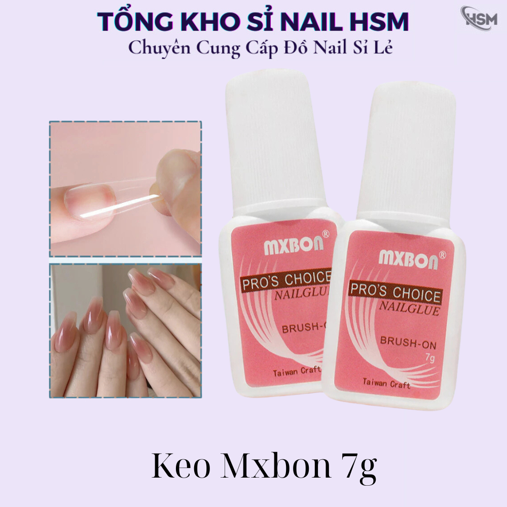 Keo dán móng giả Mxbon loại 2 - Phụ kiện đồ nail HSM | Shopee Việt Nam