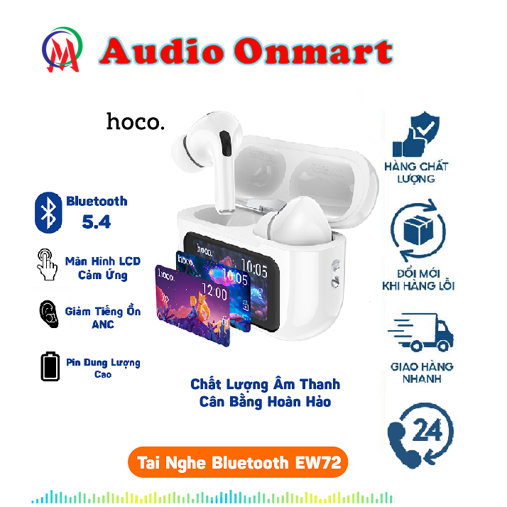 Tai Nghe Bluetooth Hoco EW72 Màn Hình Cảm Ứng Điều Khiển Có Mic Đàm ...