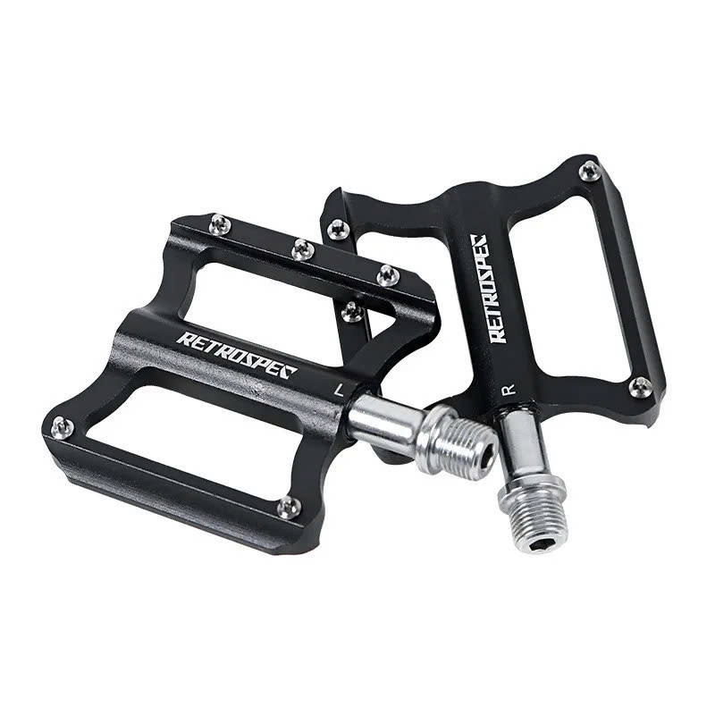 Pedan xe đạp thể thao hợp kim nhôm 2 bạc đạn Retrospec CNC | Shopee Việt Nam