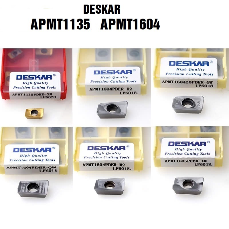 MẢNH CHÍP PHAY APMT1135, APMT1604, CHUYÊN THÉP, INOX . Hãng Deska | Shopee Việt Nam