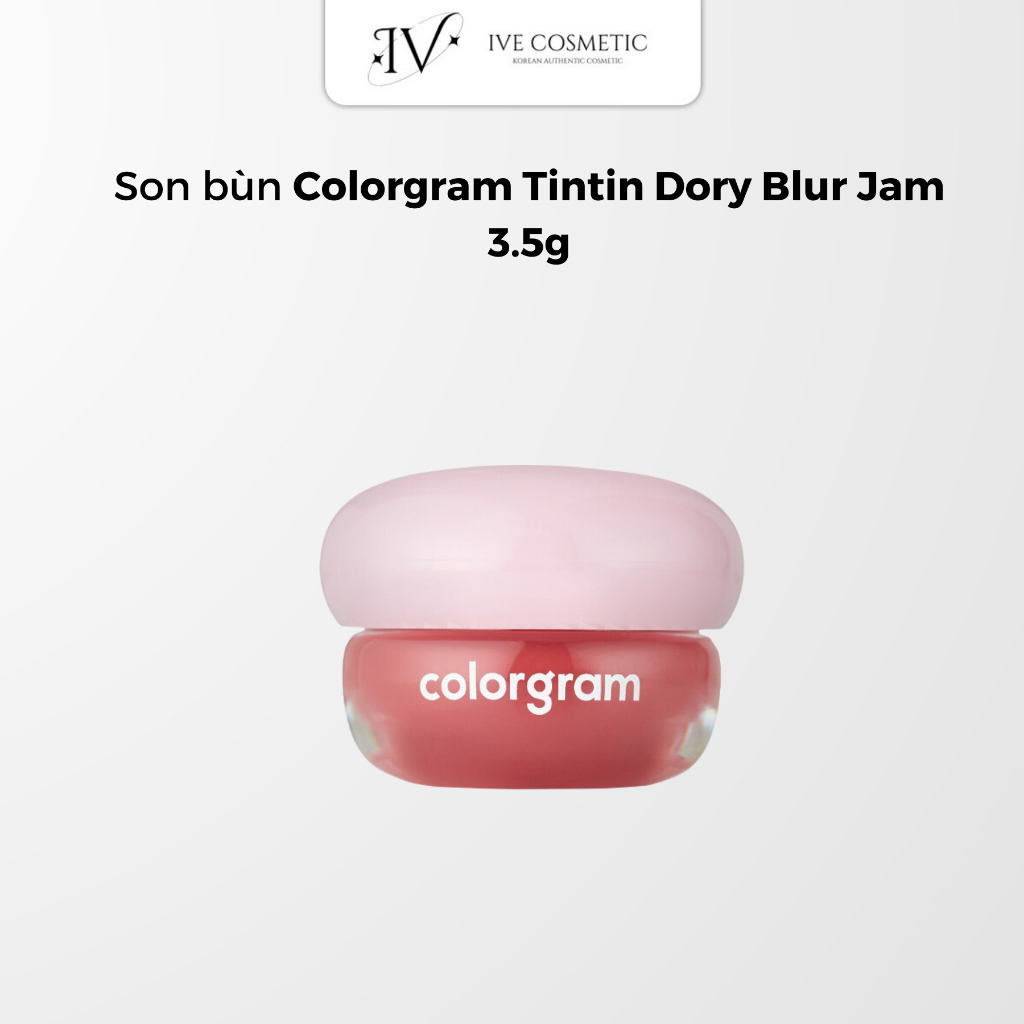 Son bùn Colorgram Tintin Dory Blur Jam 3.5g 02/2027)[ KHÔNG KÈM KEYRING ...