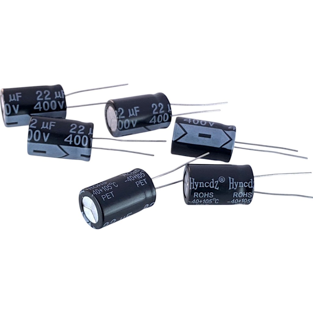 10 Con Tụ Hoá 22uF 400v , Tụ Lọc Nguồn 22uF 400v Tụ Điện Phân Cực Loại ...