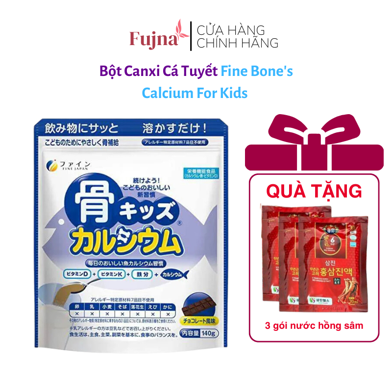 Bột Canxi Cá Tuyết Fine Bone's Calcium For Kids FINE JAPAN bổ sung ...