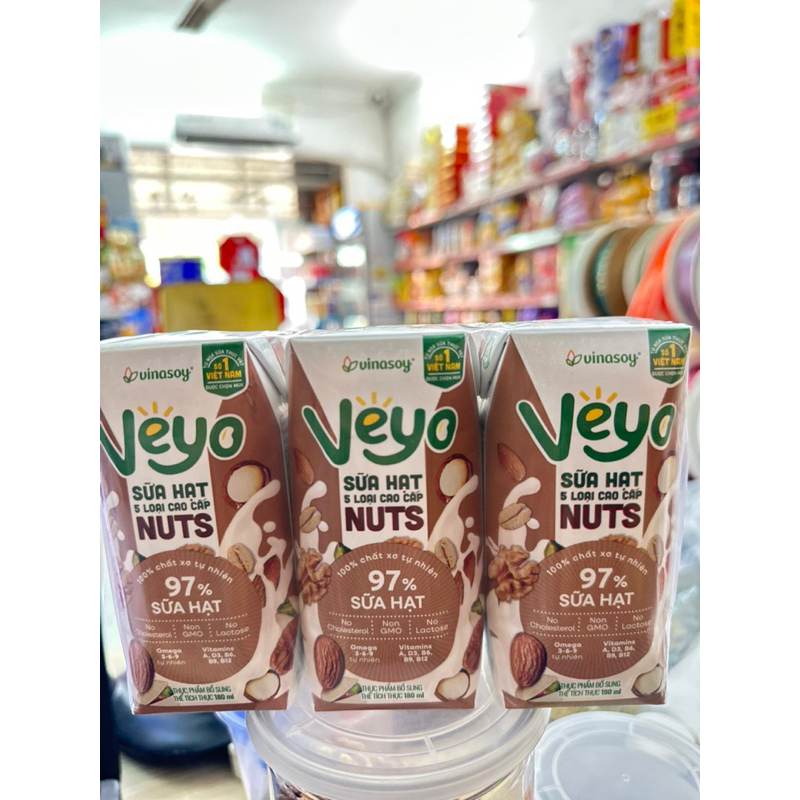 Thùng 30 Hộp Sữa Hạt 5 loại hạt cao cấp Veyo | Shopee Việt Nam